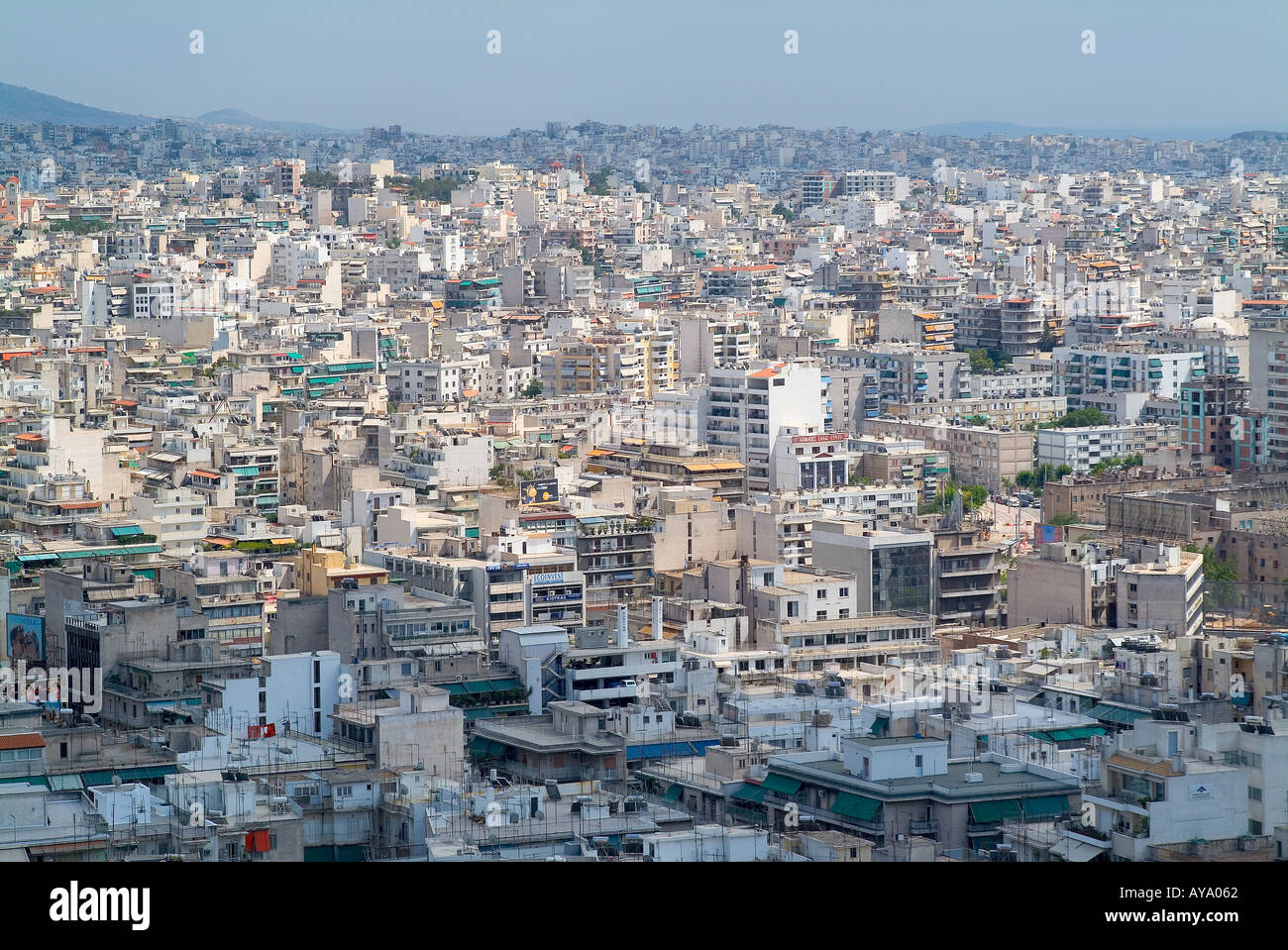 Athens skyline with color buildings hi-res stock photography and images ...