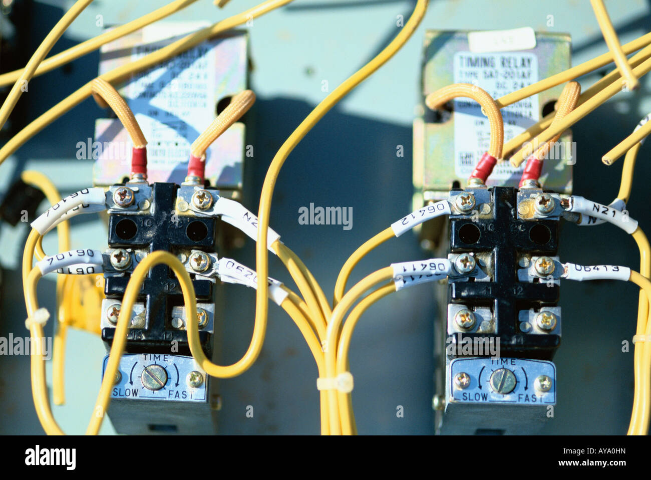 Wiring of electrical cables hi-res stock photography and images - Alamy