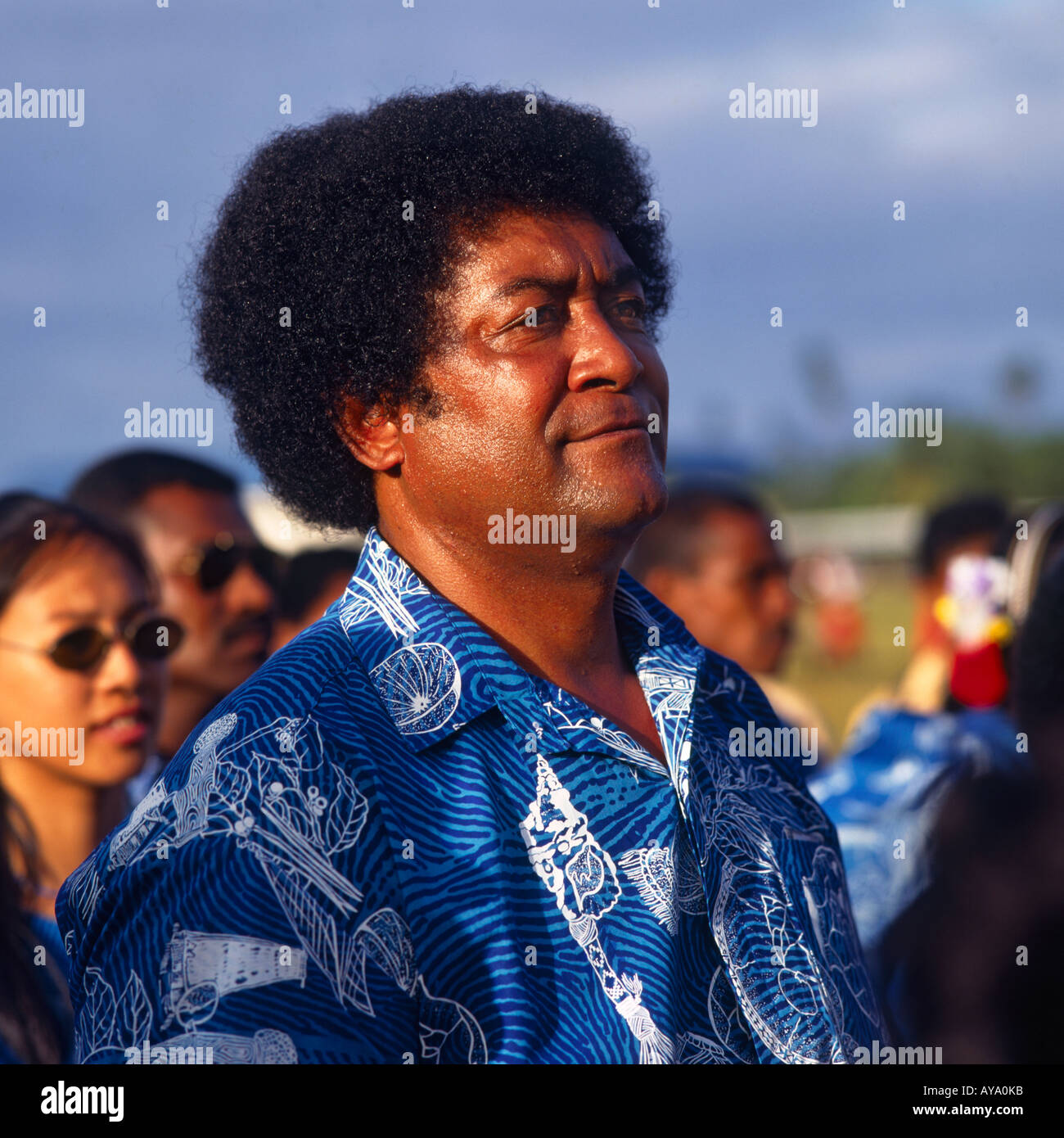 Indigenous fijian man hi-res stock photography and images - Alamy