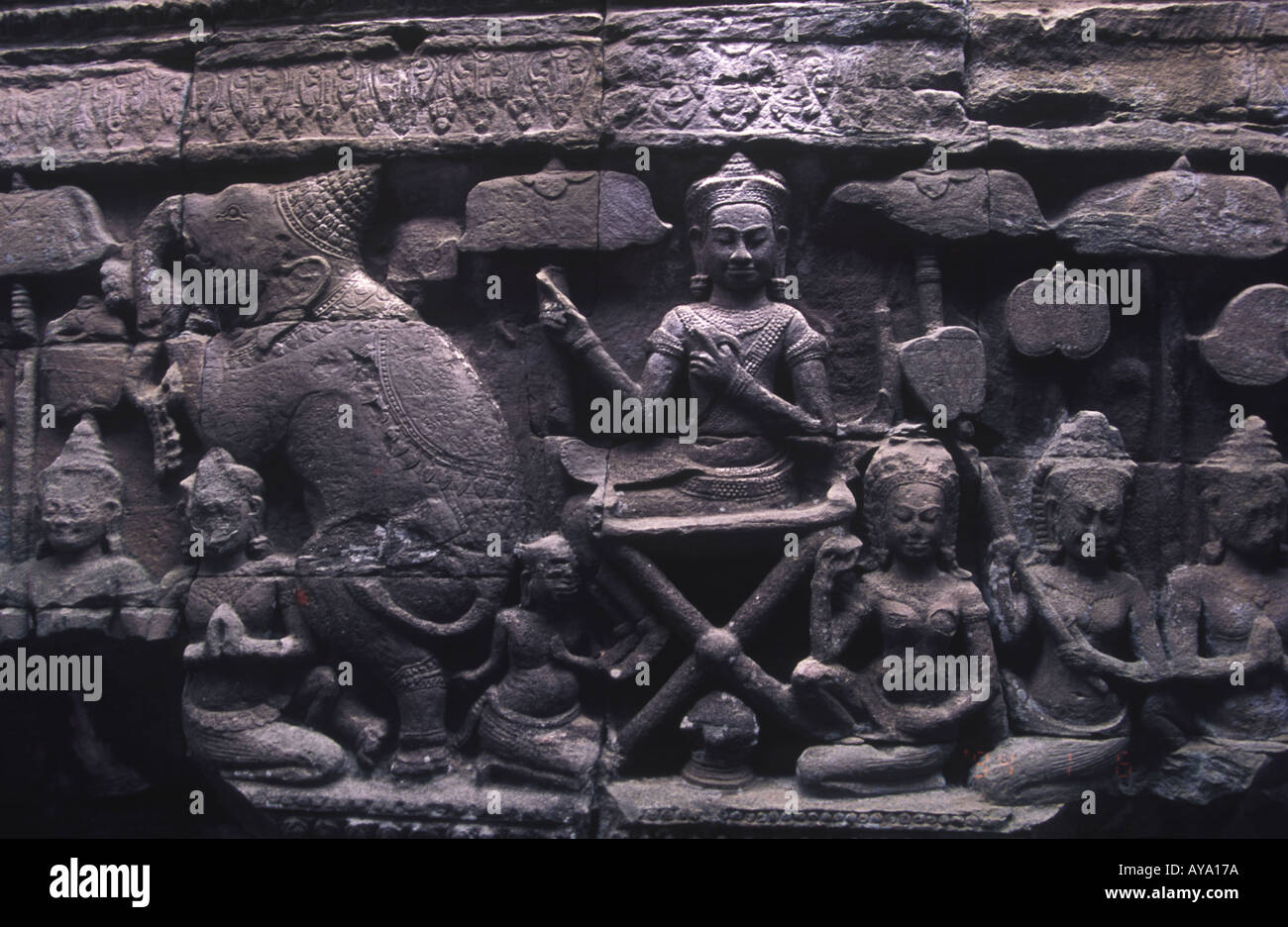 Cambodia South East Asia Angkor Wat Temple Complex Bas Reliefs First ...