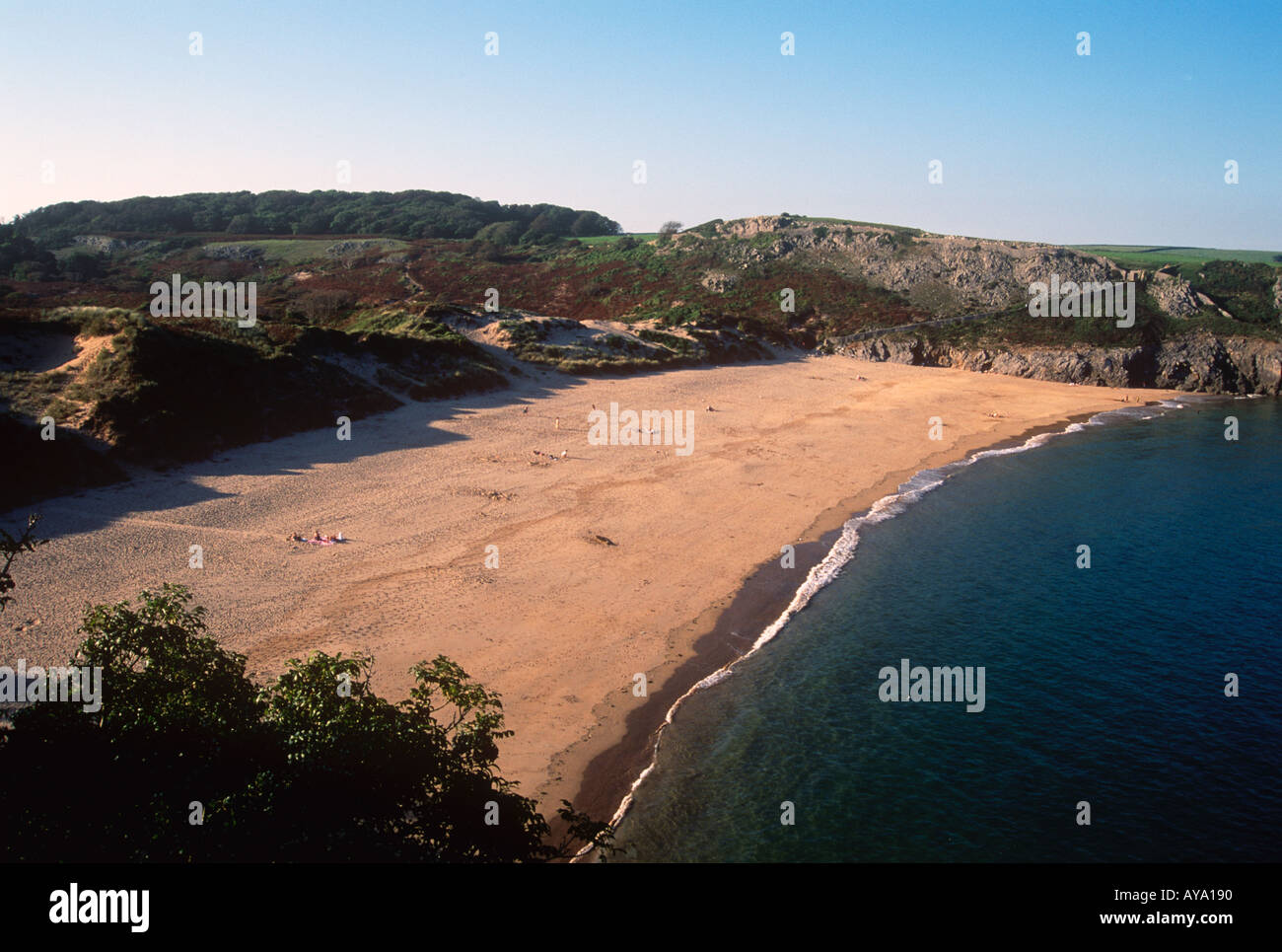 Barafundle Bay Pembrokeshire 14164AD Stock Photo - Alamy