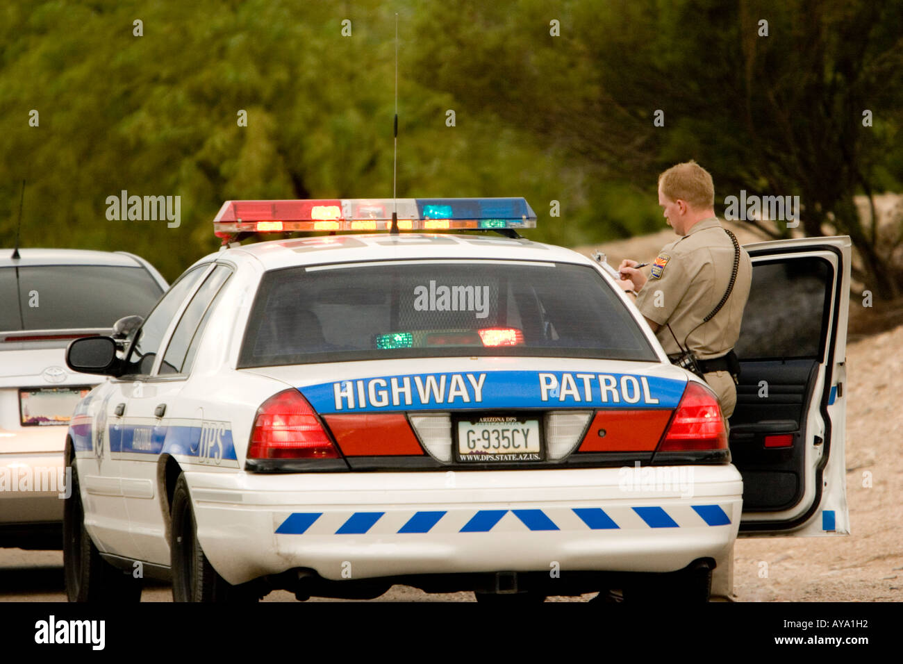 Pulled over for speeding hi-res stock photography and images - Alamy