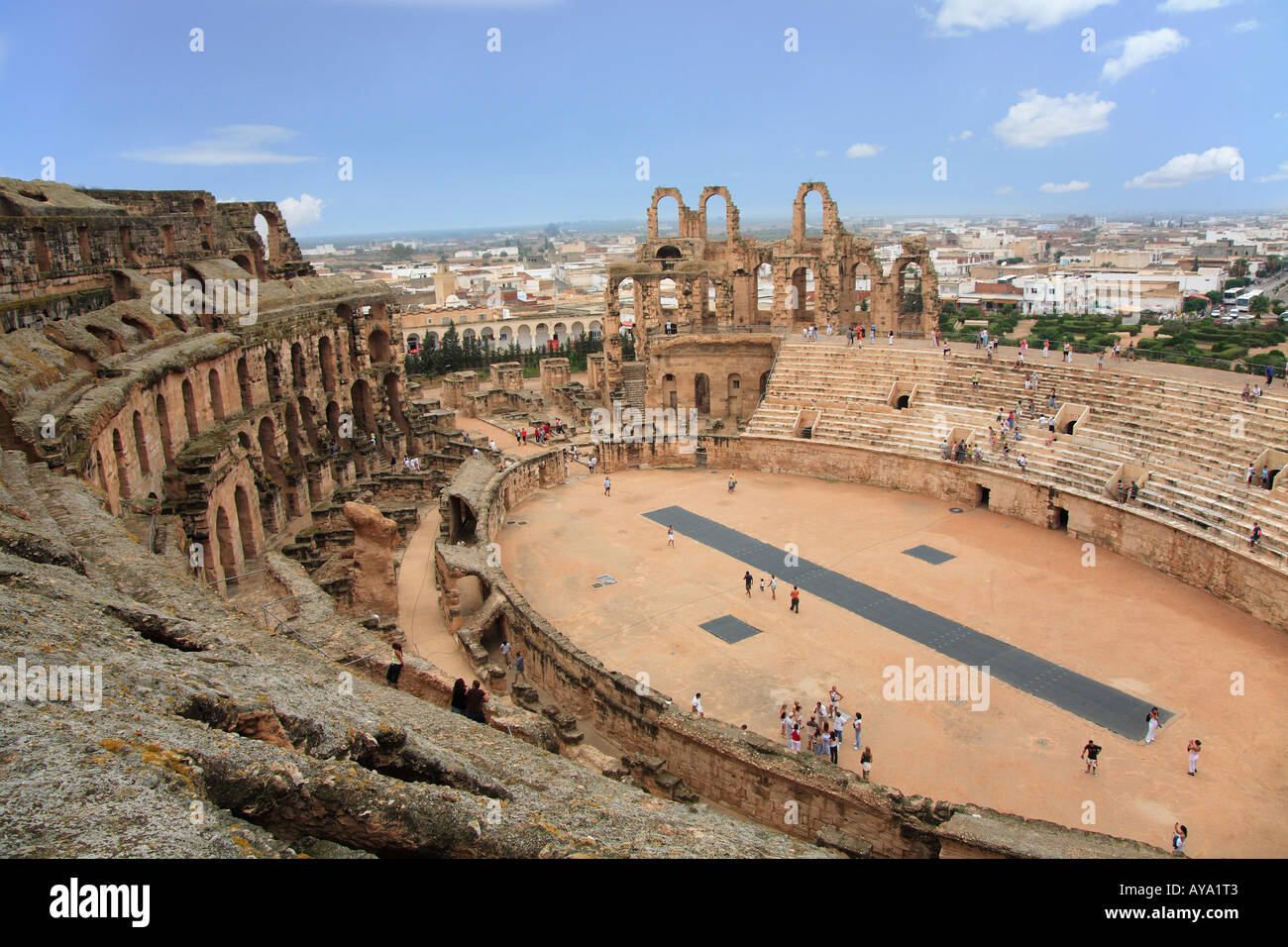 Amphitheater of El Djem, Tunisia Stock Photo - Alamy