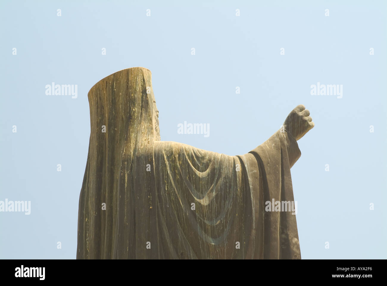Greece Athens Statue Bishop Stock Photo - Alamy