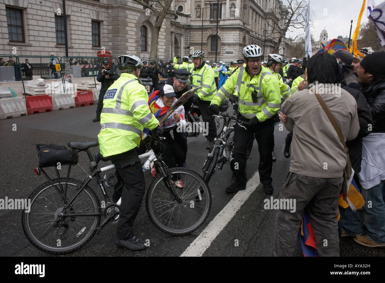 Bike olympic protest hi-res stock photography and images - Alamy