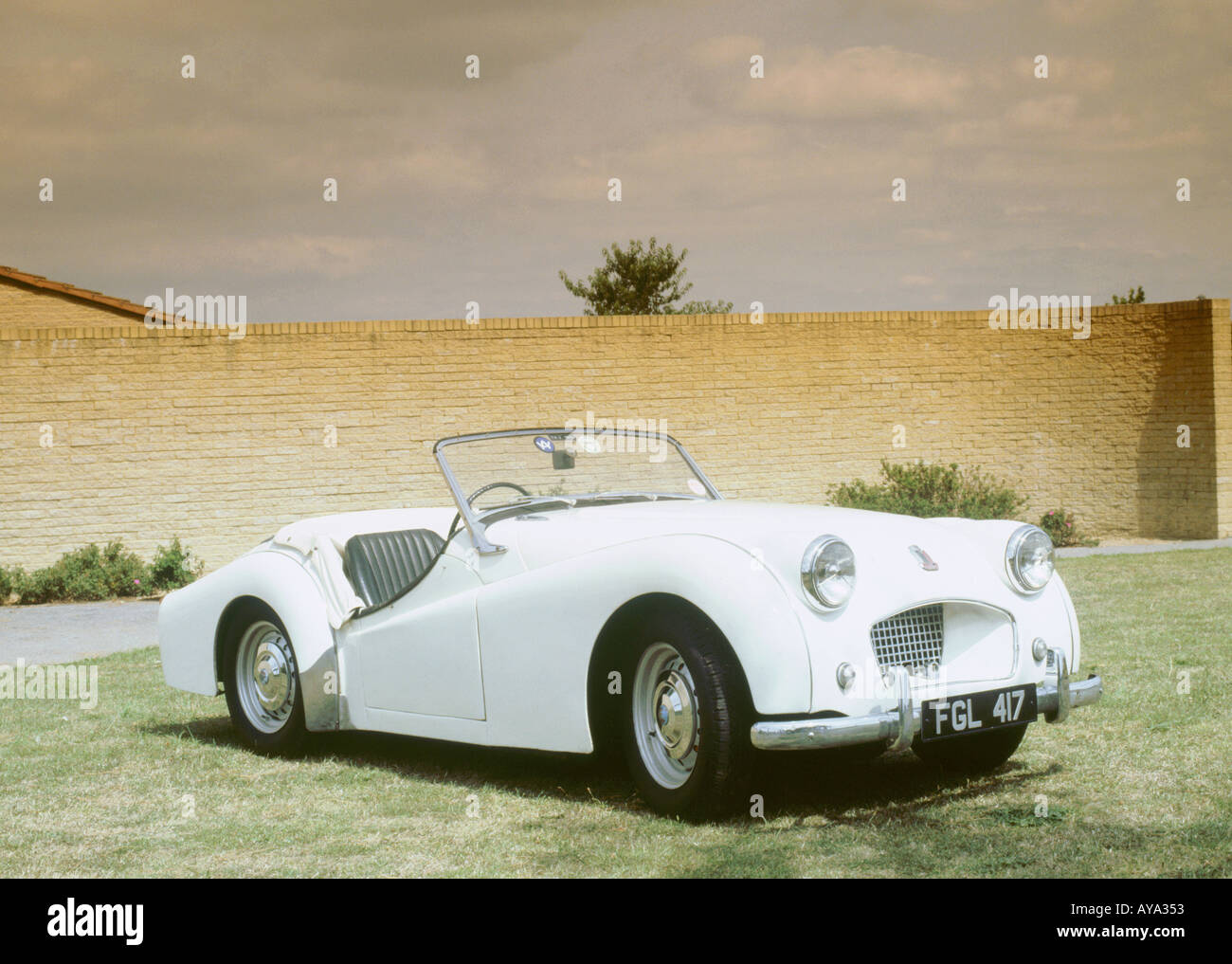 1955 Triumph TR2 Stock Photo - Alamy