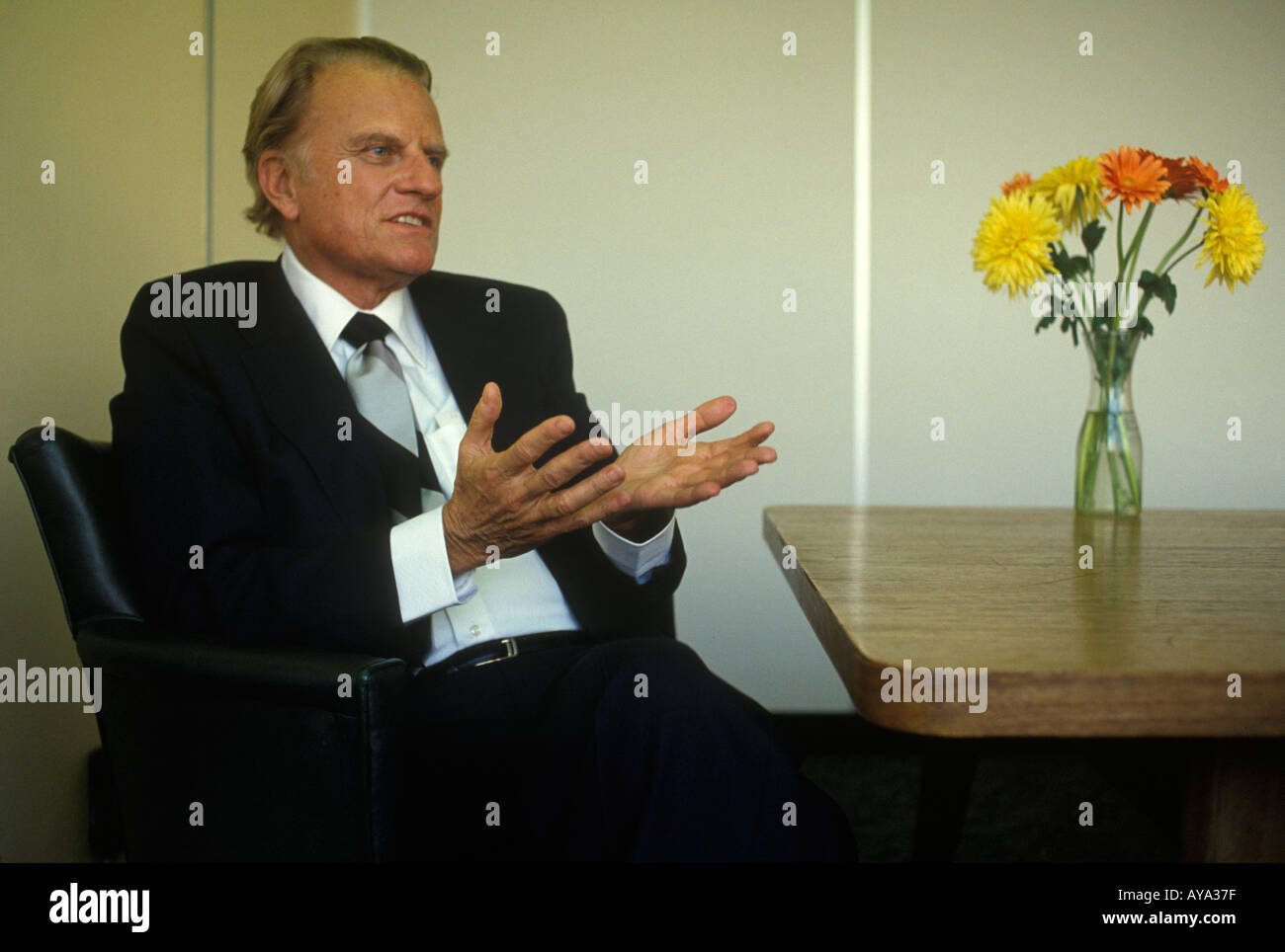 Billy Graham, portrait of an American Christian Evangelist. London ...