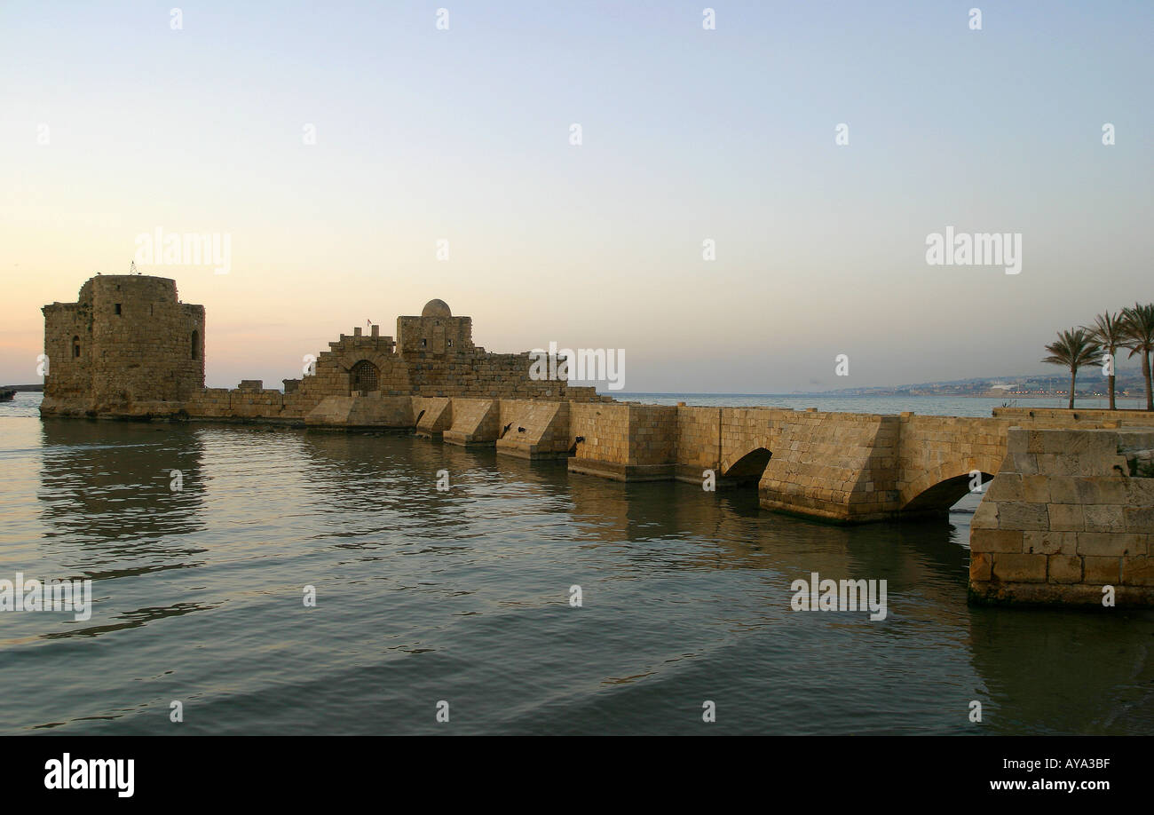 Sidon sea castle lebanon hi-res stock photography and images - Alamy