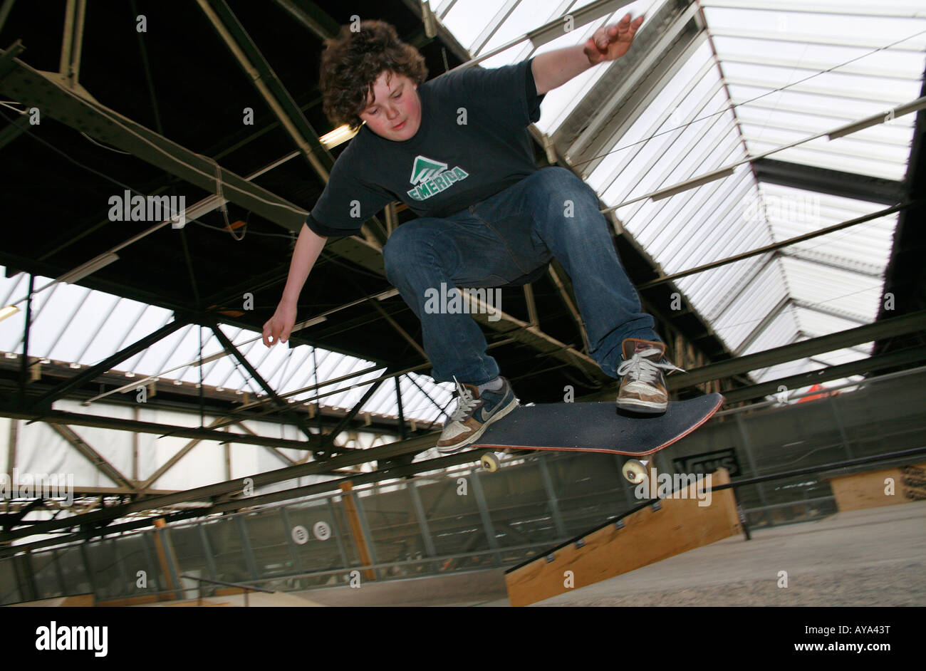 There is an indoor scating ramp in Amsterdam. It is built in a former ...