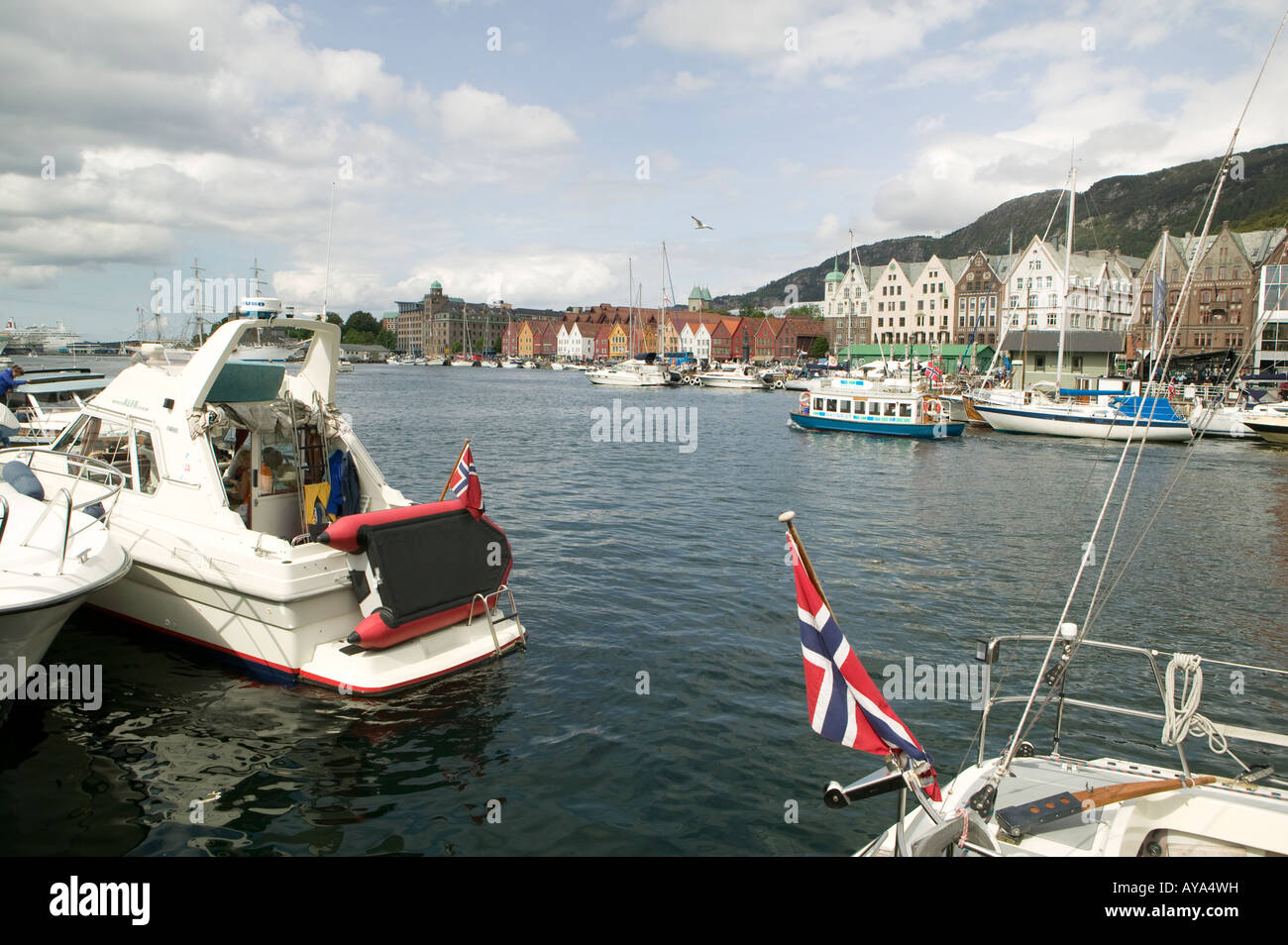 Europe, Norwegian, Bergen, Norway, town, coast, scandinavian, fiord ...