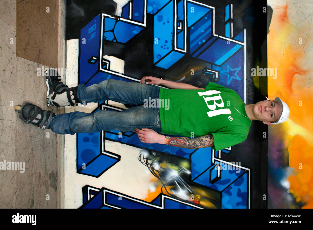 There is an indoor scating ramp in Amsterdam. It is built in a former ...