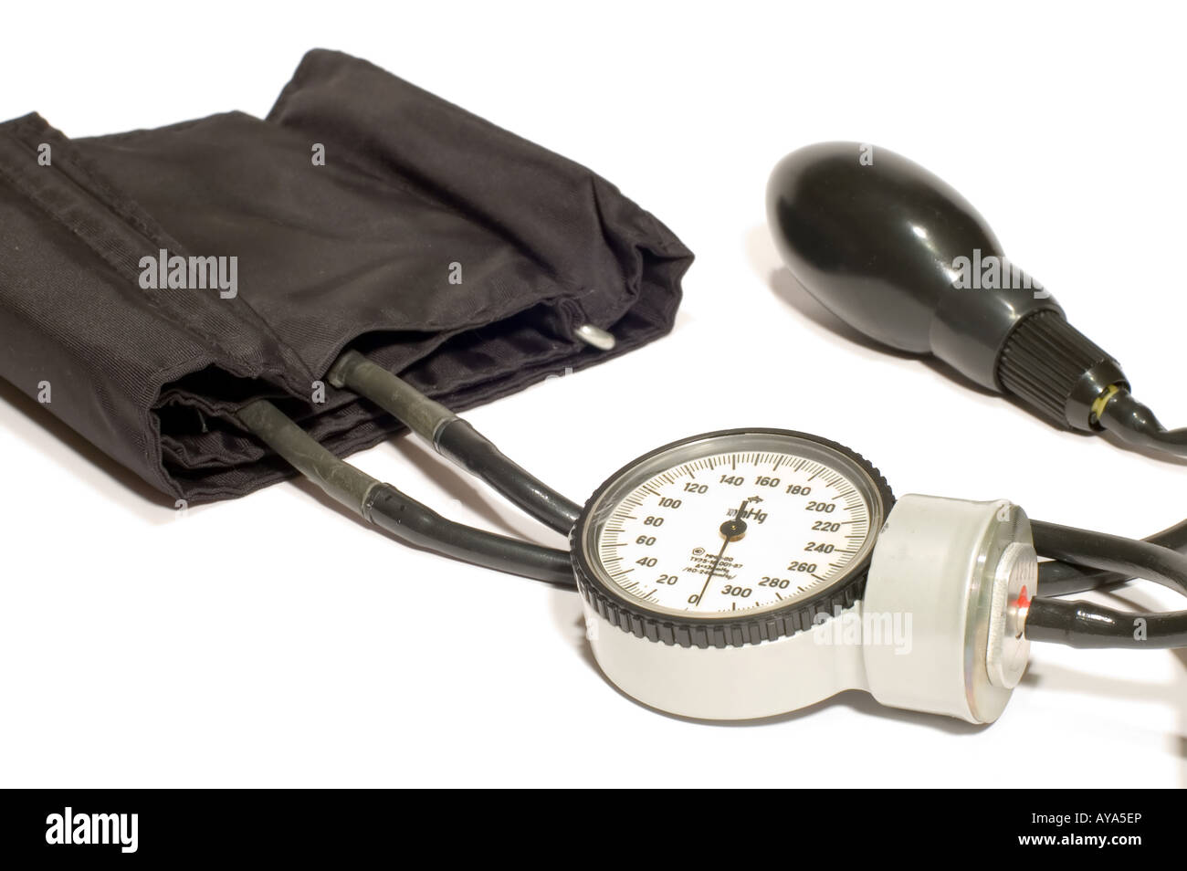 series isolated on white medical instrument tonometer Stock Photo - Alamy