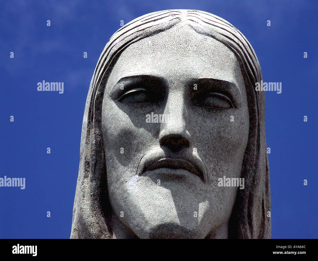 Christ the redeemer face hi-res stock photography and images - Alamy