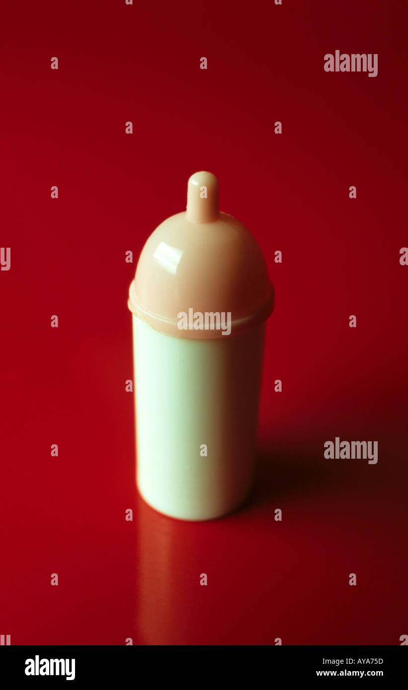 toy mini feeding bottle of milk Stock Photo - Alamy