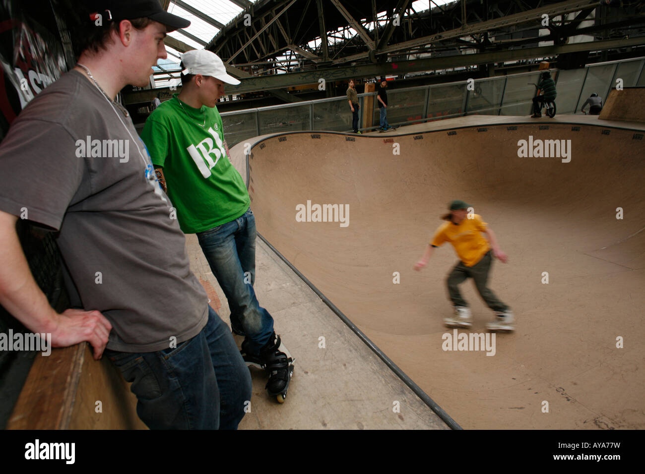 There is an indoor scating ramp in Amsterdam It is built in a former ...