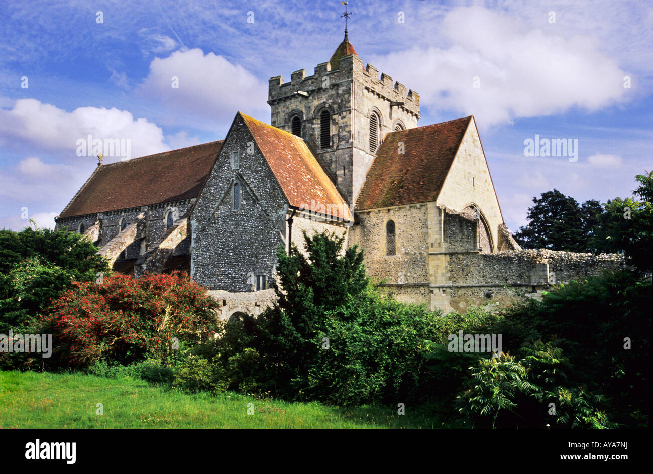 Boxgrove Priory Church Boxgrove near Chichester West Sussex Stock Photo ...