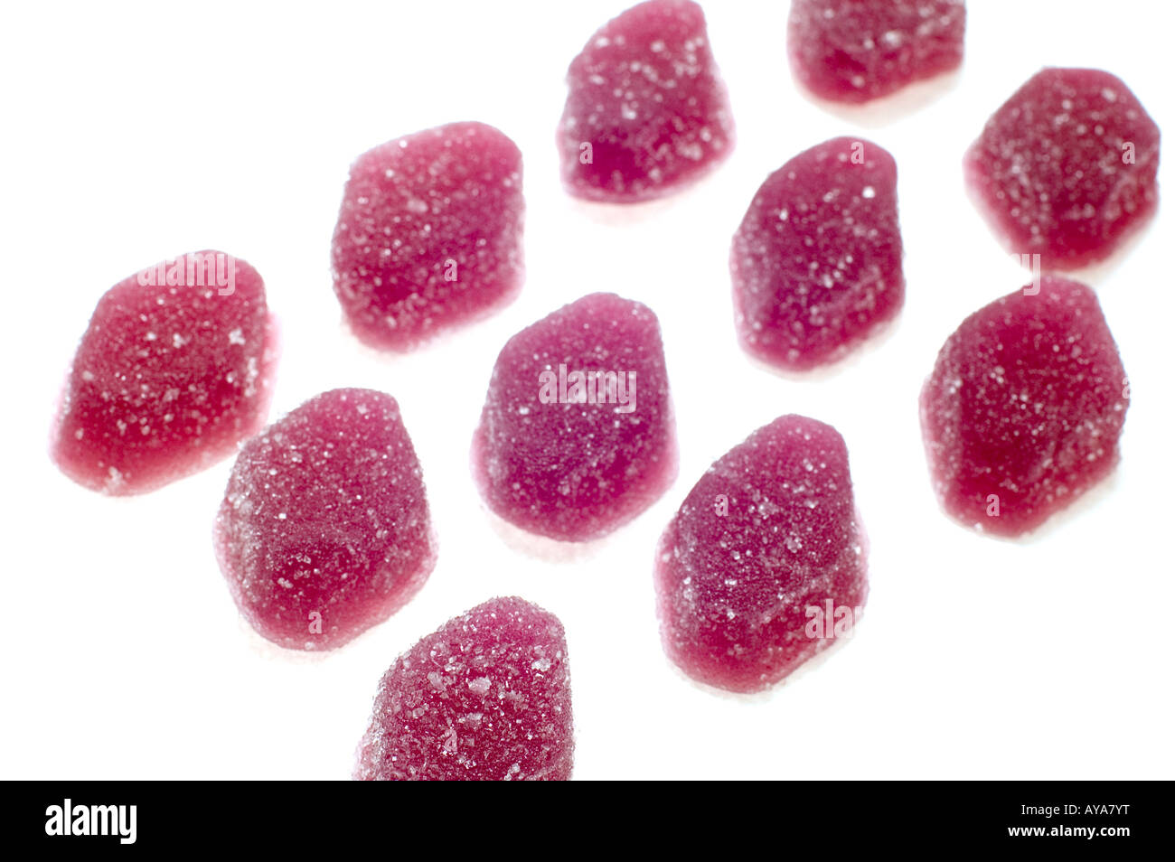 object on white food fruit drops Stock Photo - Alamy