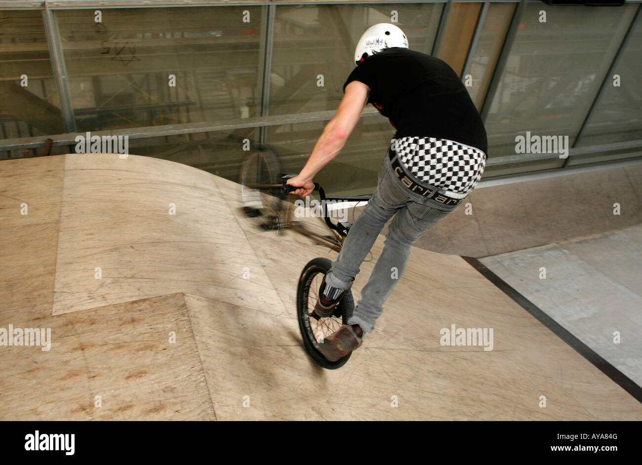 There is an indoor scating ramp in Amsterdam It is built in a former ...