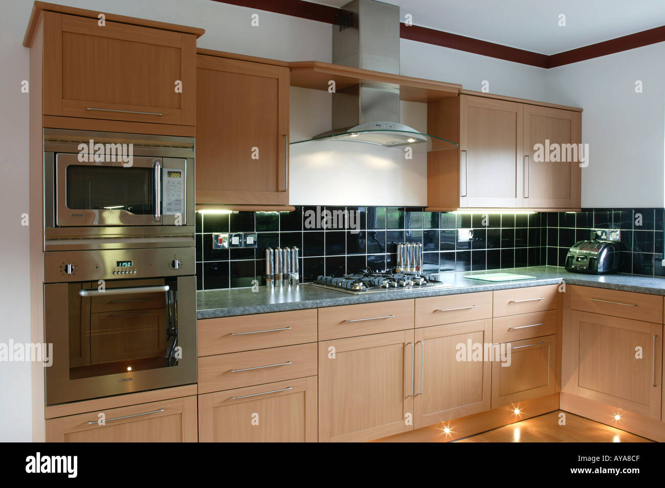 modern kitchen with new appliances Stock Photo - Alamy