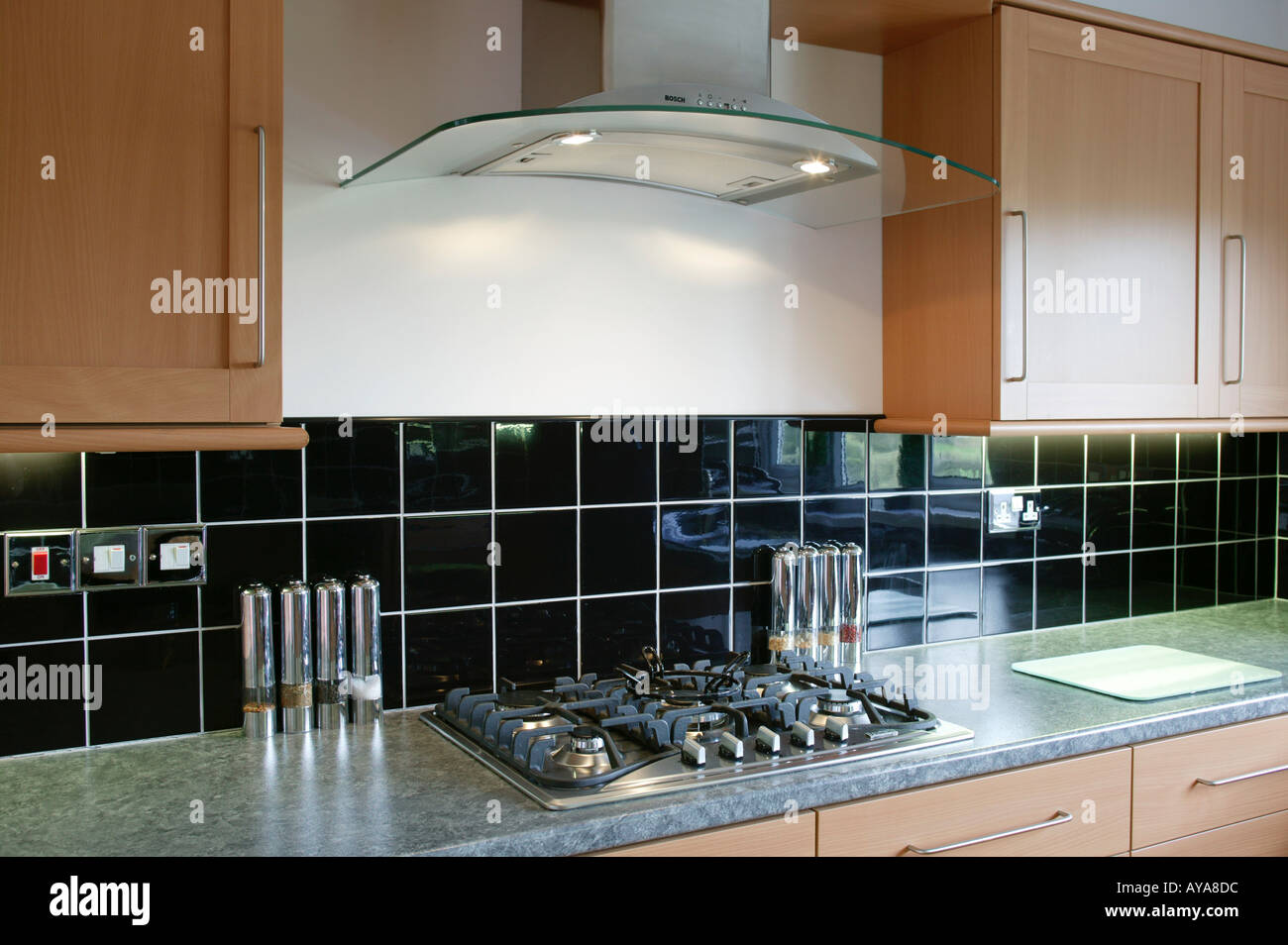 modern kitchen with new appliances Stock Photo - Alamy