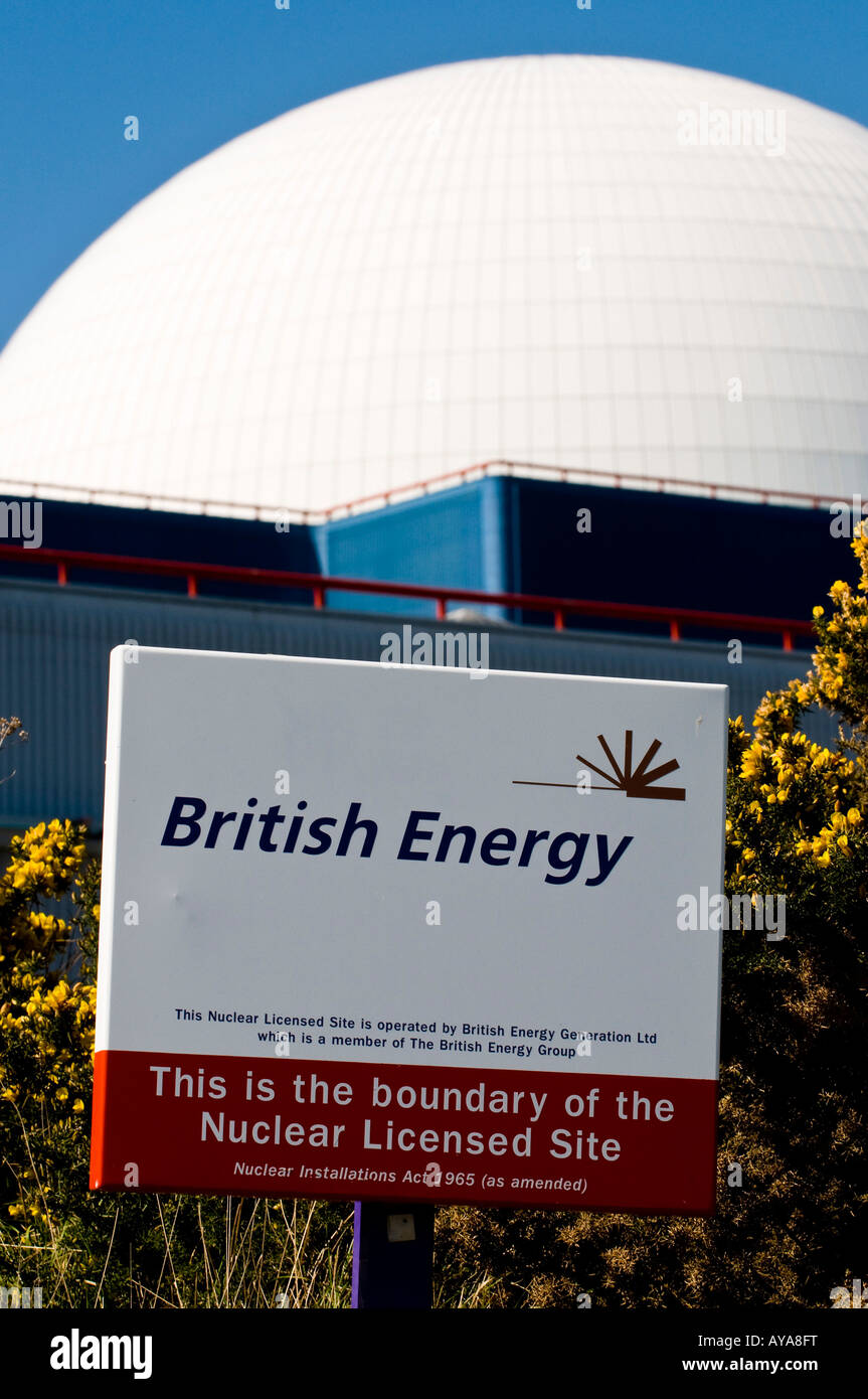 British Energy's Sizewell B Nuclear Power Station Stock Photo - Alamy