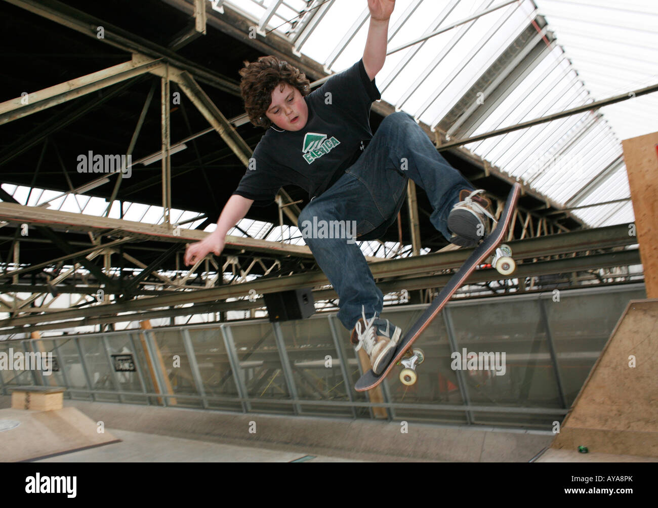 There is an indoor scating ramp in Amsterdam It is built in a former ...