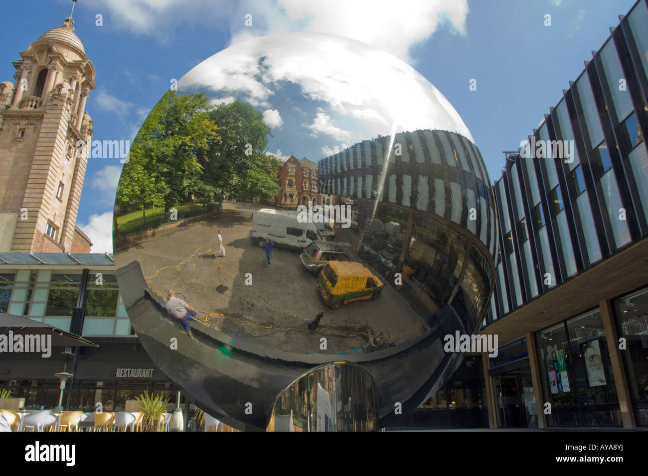 Nottingham sky mirror hi-res stock photography and images - Alamy