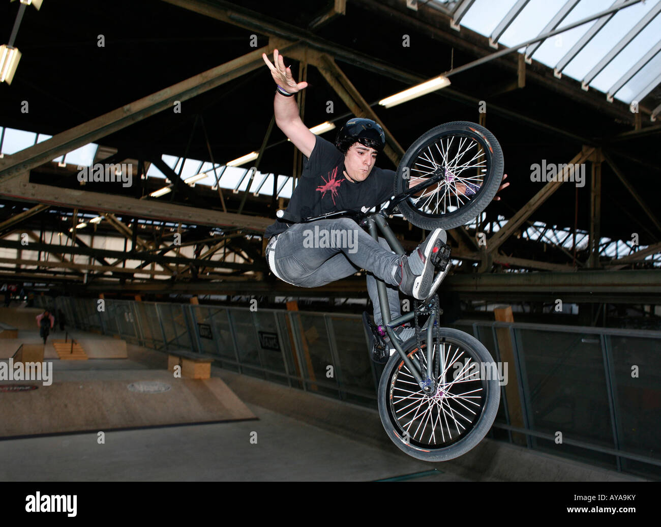 There is an indoor scating ramp in Amsterdam It is built in a former ...