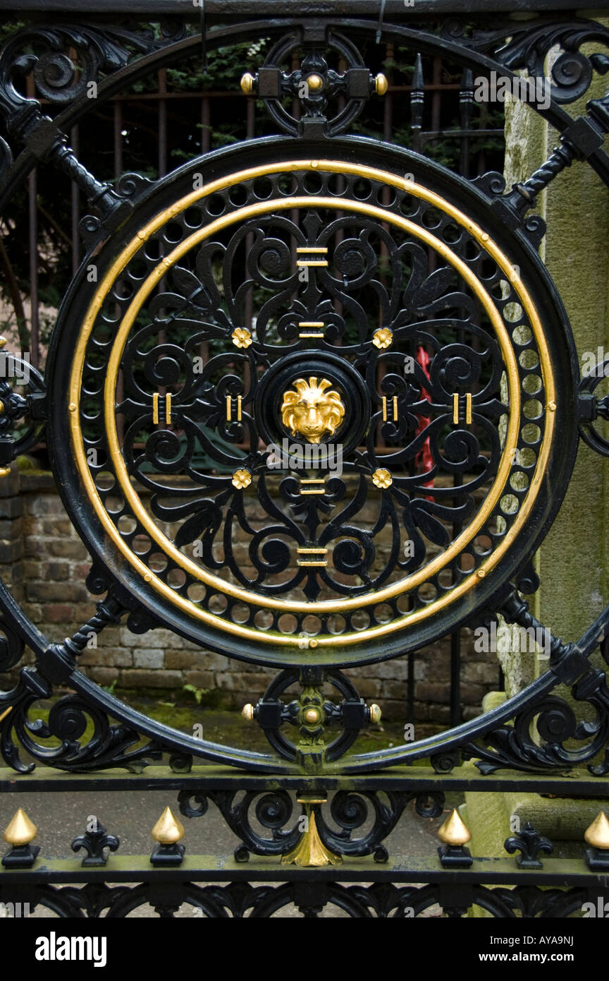 The Iron Gate of Waterlow Park in North London, England Stock Photo - Alamy