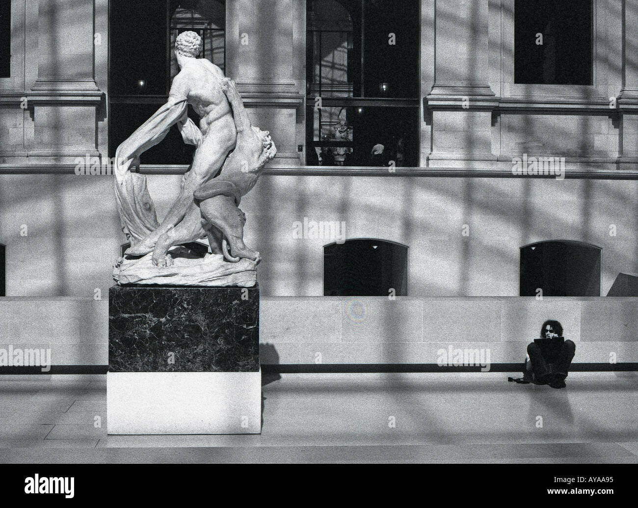 Louvre paris wall detail hi-res stock photography and images - Alamy