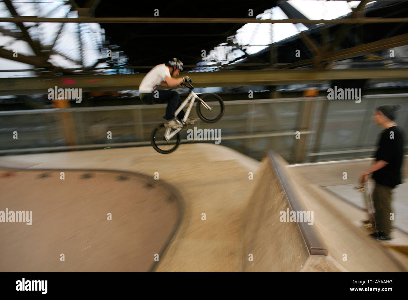 There is an indoor scating ramp in Amsterdam It is built in a former ...