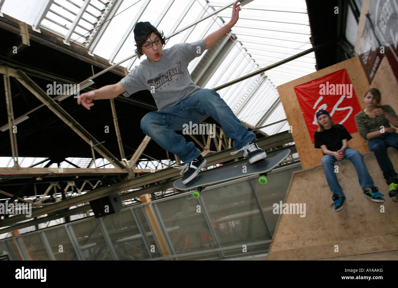 There is an indoor scating ramp in Amsterdam It is built in a former ...