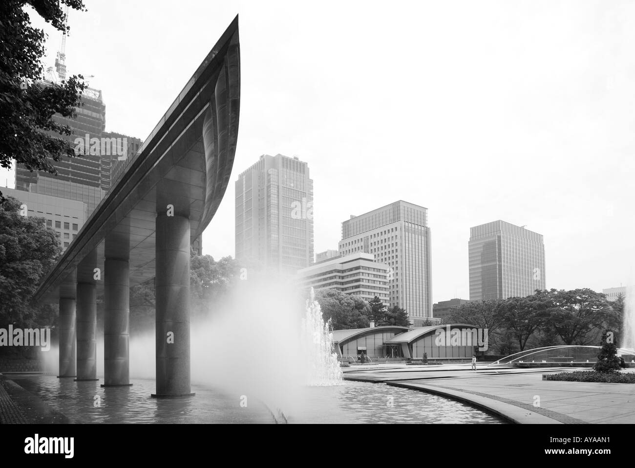 Imperial fountain Black and White Stock Photos & Images - Alamy
