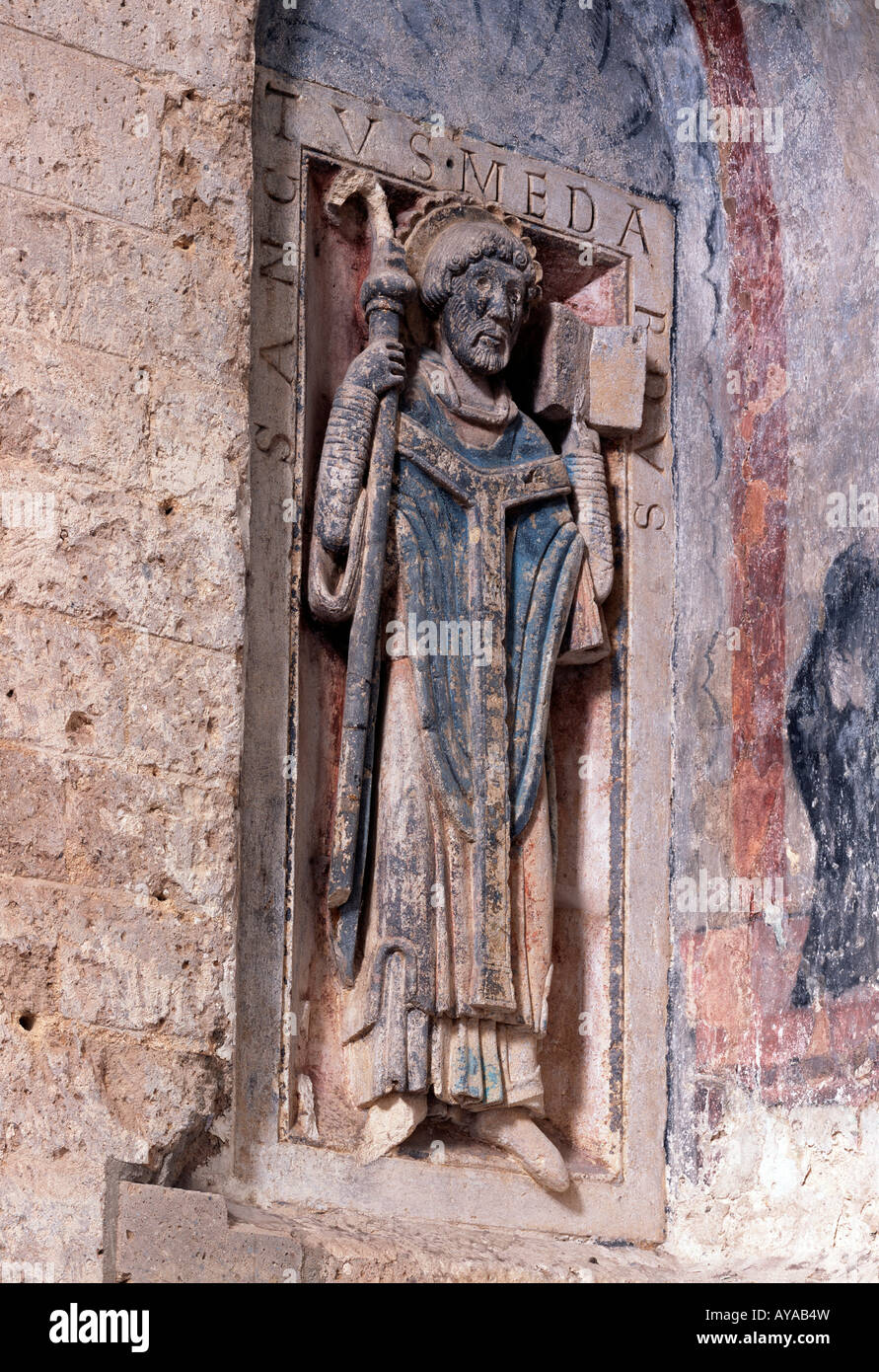 Brauweiler bei Pulheim, Abteikirche St. Nikolaus, Heiliger Medardus in ...