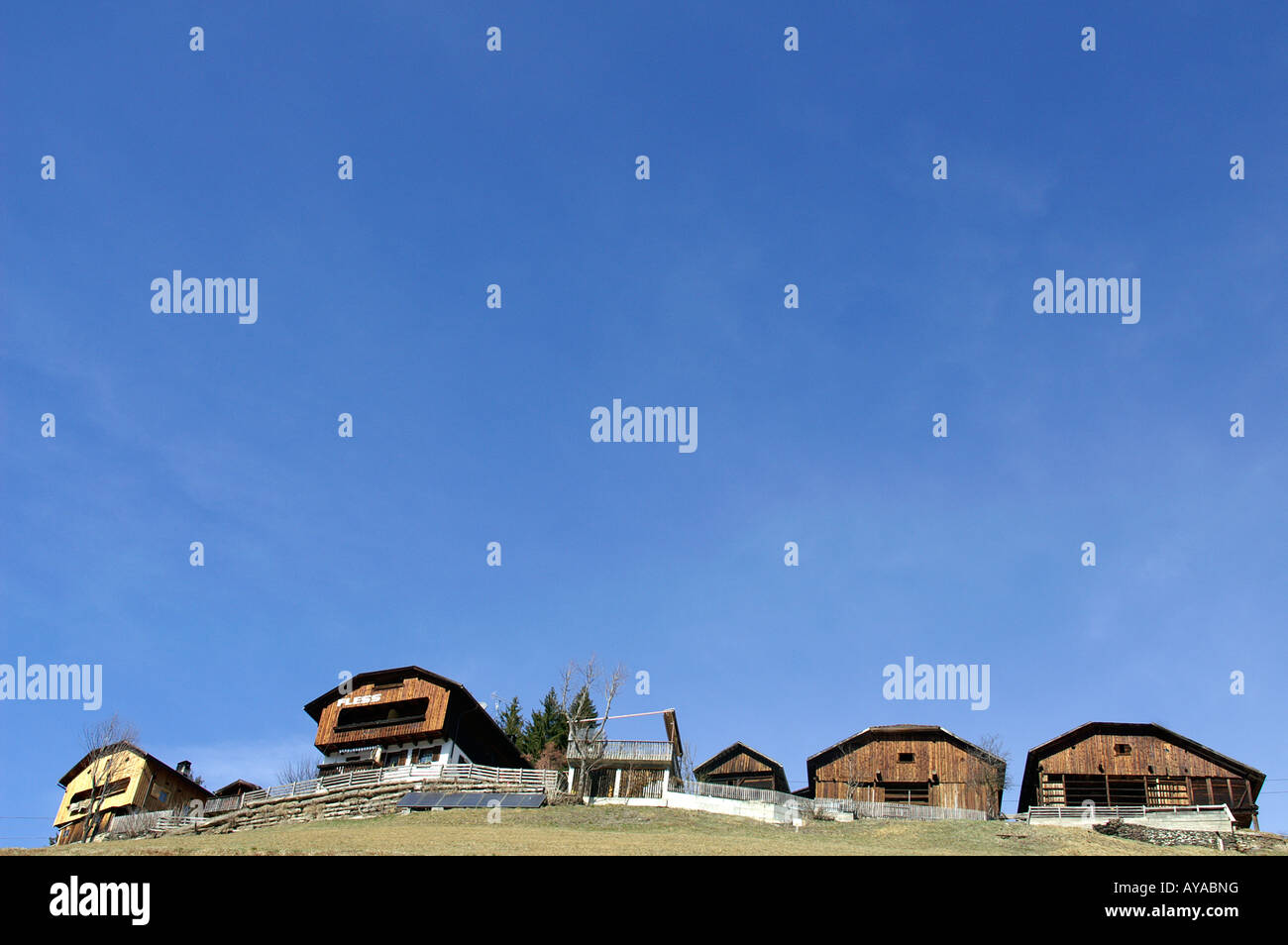 Tirolean traditional architecture Stock Photo - Alamy