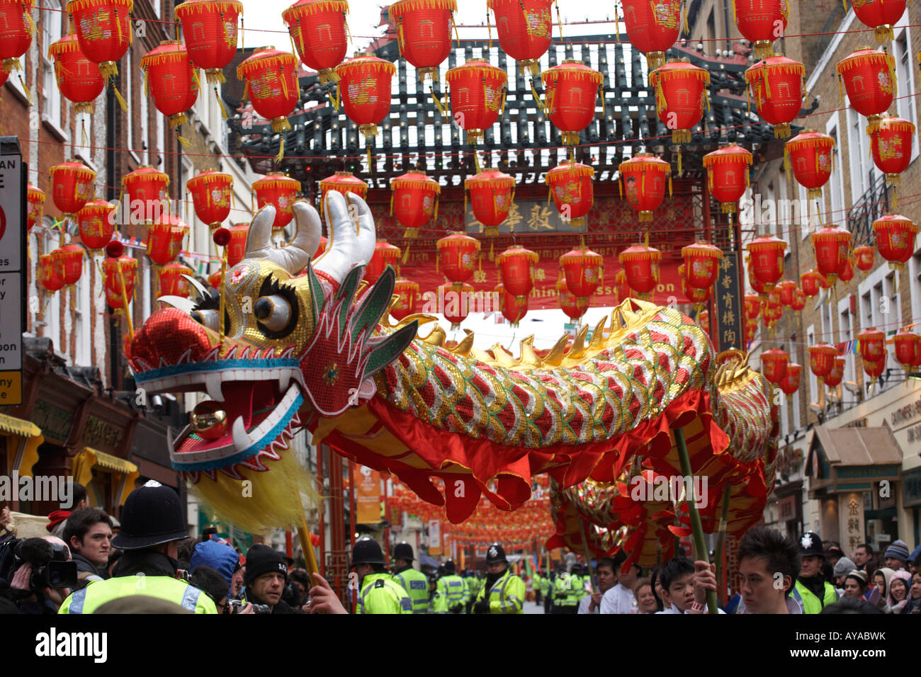 Chinatown london dragon hi-res stock photography and images - Alamy