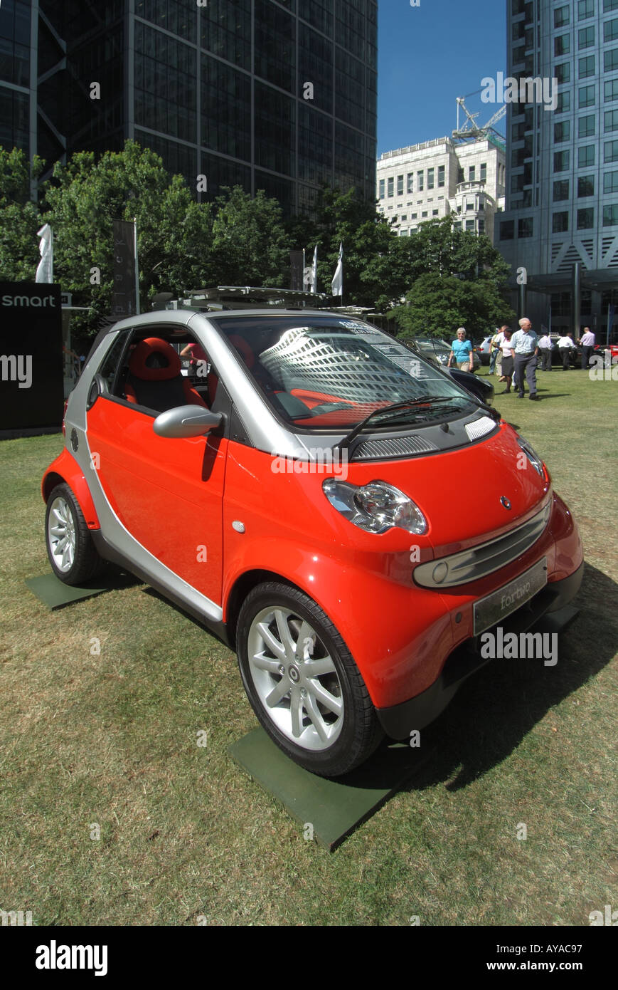 London Canary Wharf Motor Expo car motor show Daimler Chrysler Smart ...