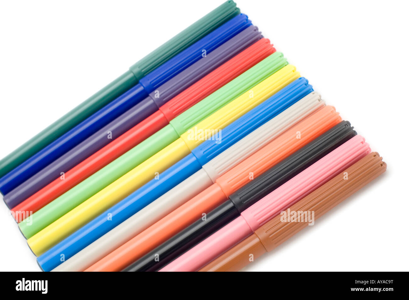 series object on white soft tip pen Stock Photo - Alamy