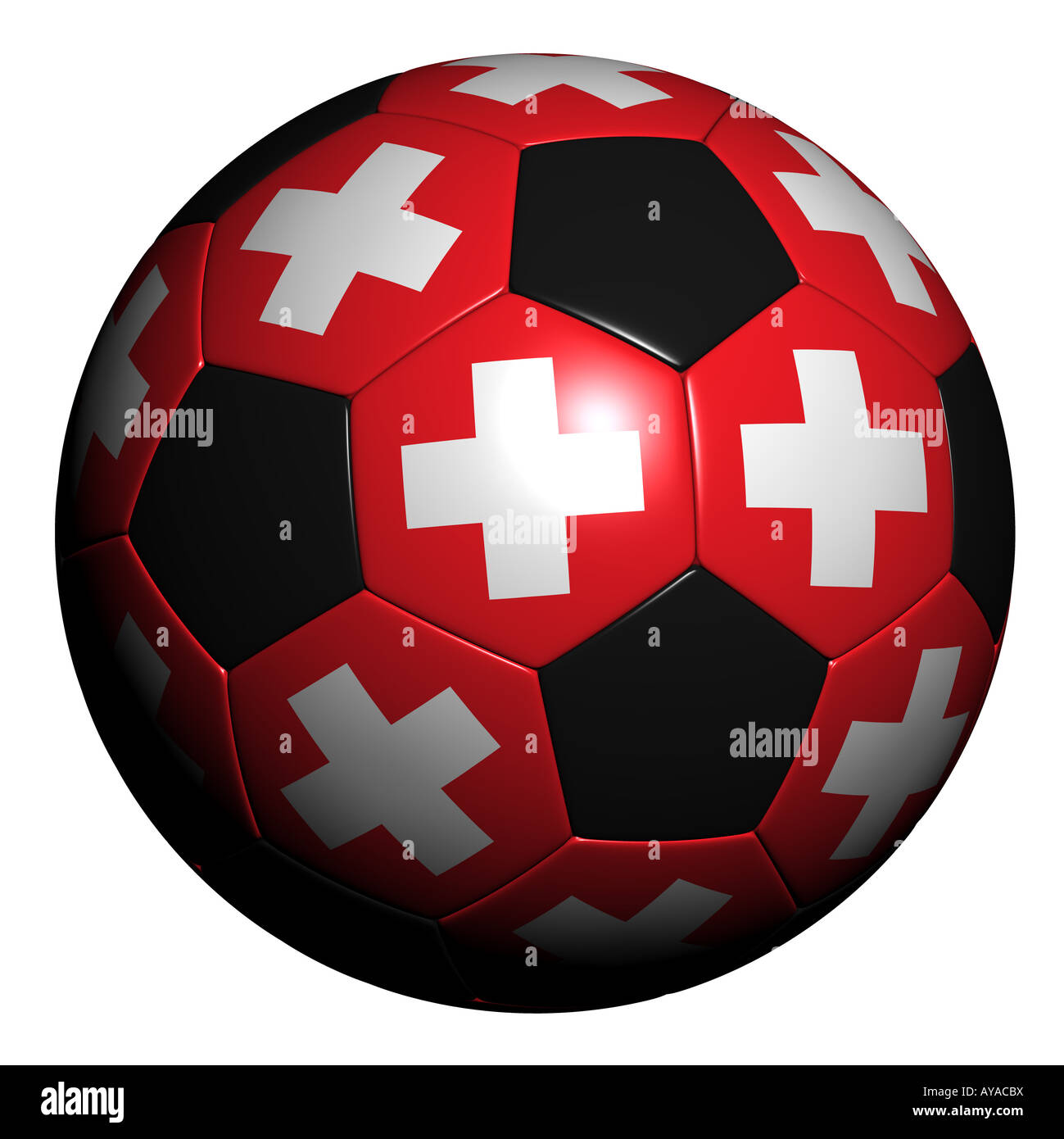 Swiss Soccer Ball Stock Photo - Alamy