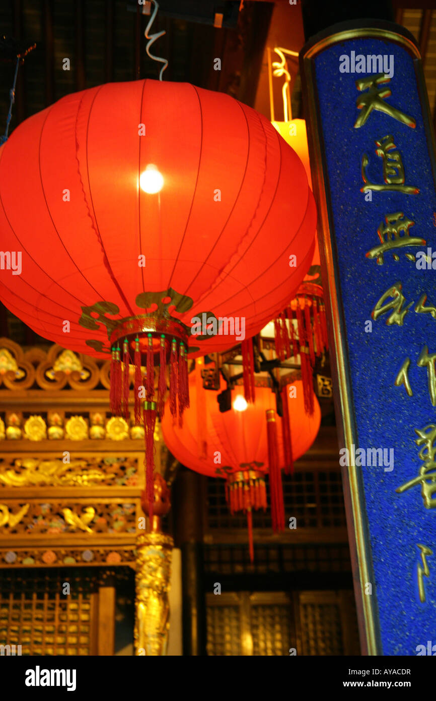 City Temple - Daoist Temple in the Yu garden of Shanghai Stock Photo ...