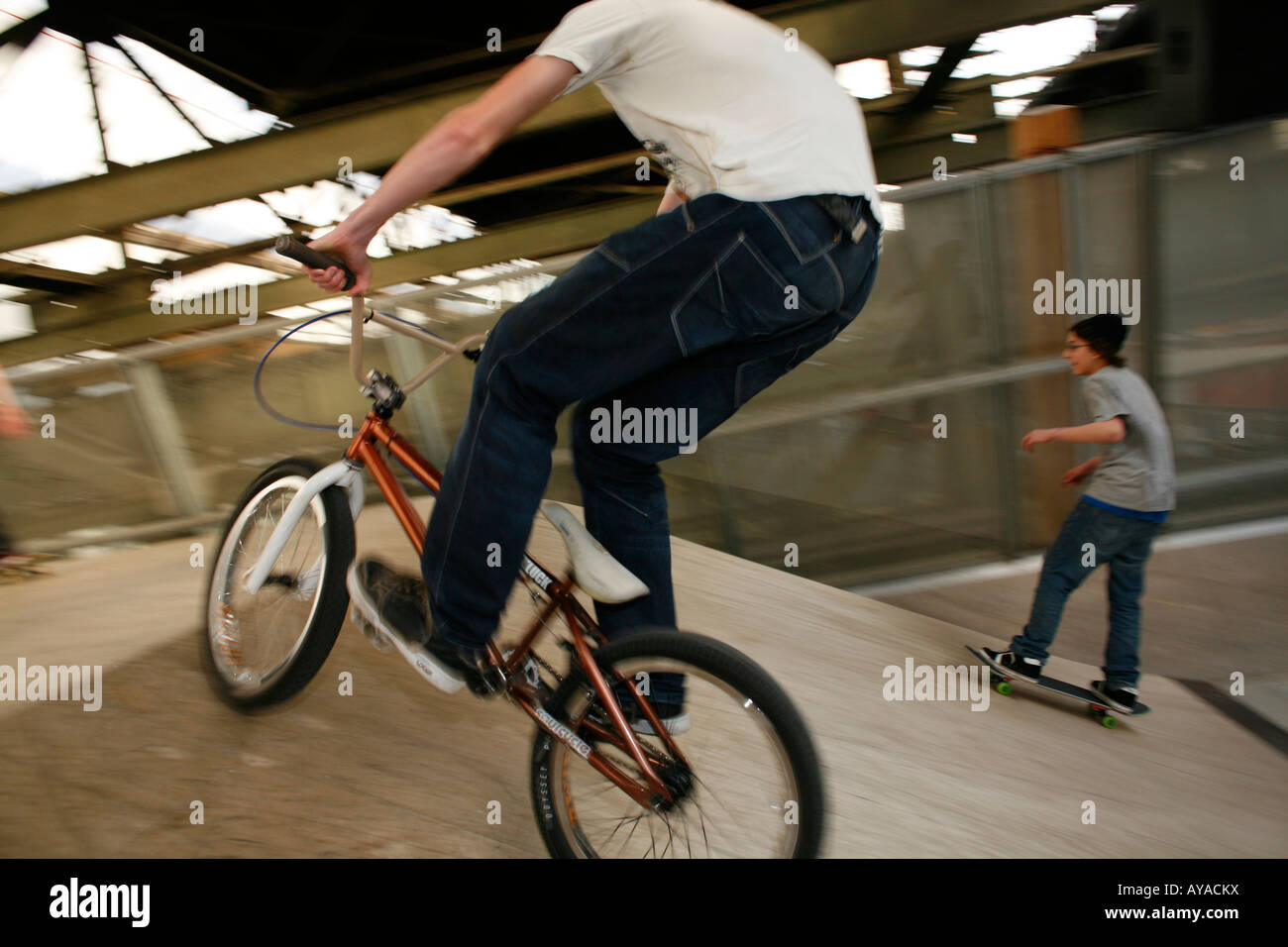 There is an indoor scating ramp in Amsterdam It is built in a former ...