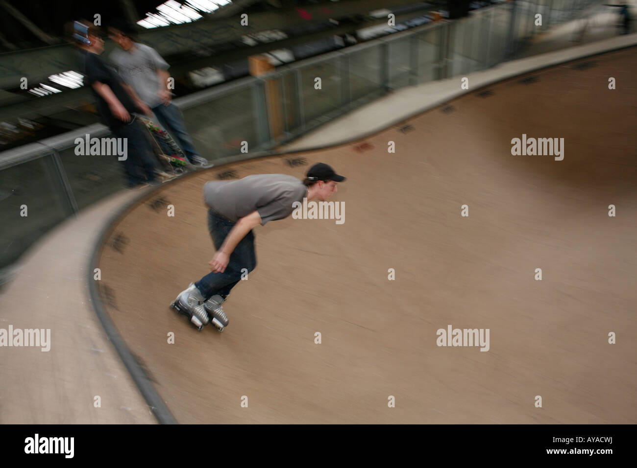 There is an indoor scating ramp in Amsterdam It is built in a former ...