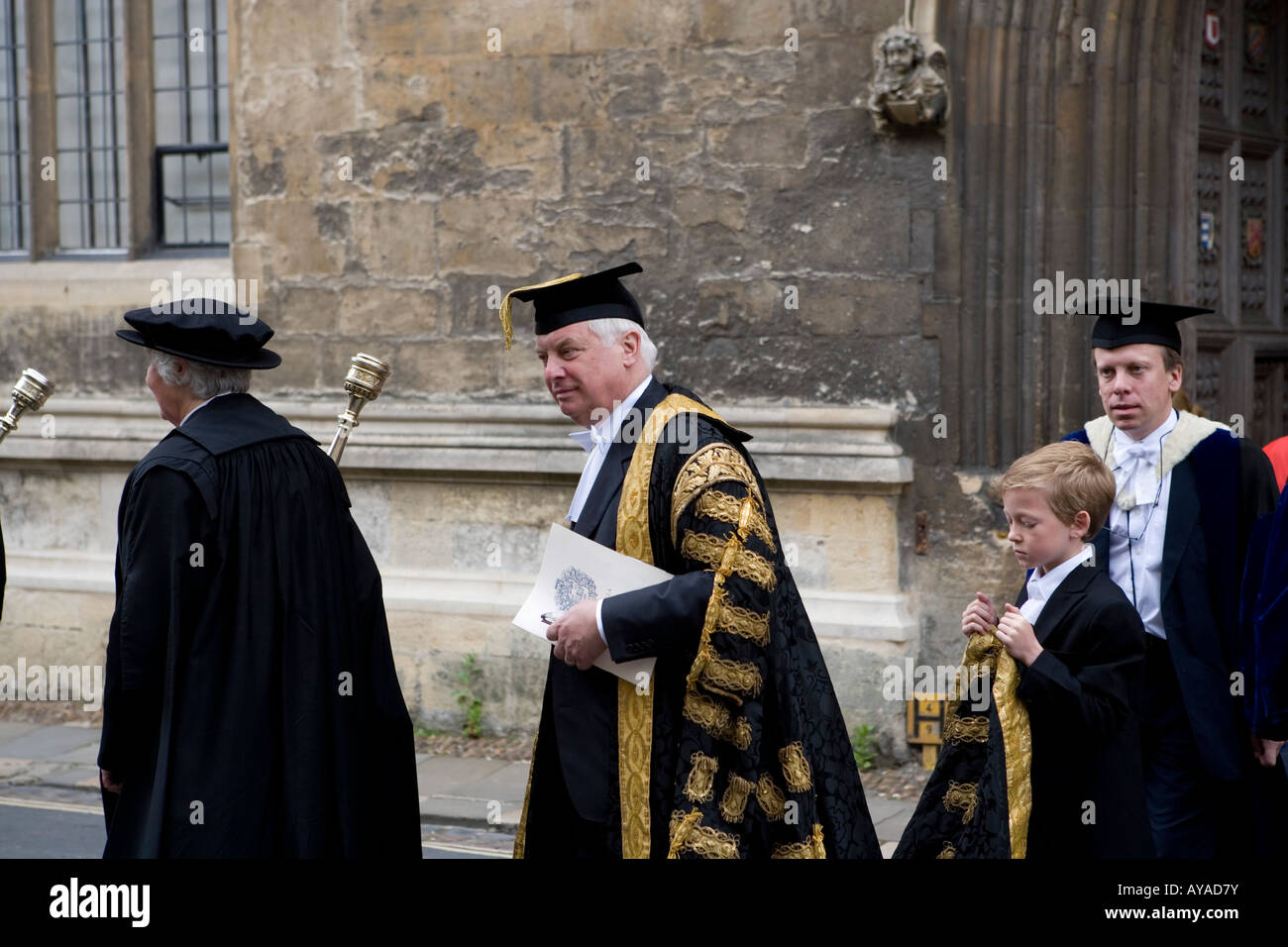 Chancellor oxford university chris patten hi-res stock photography and ...