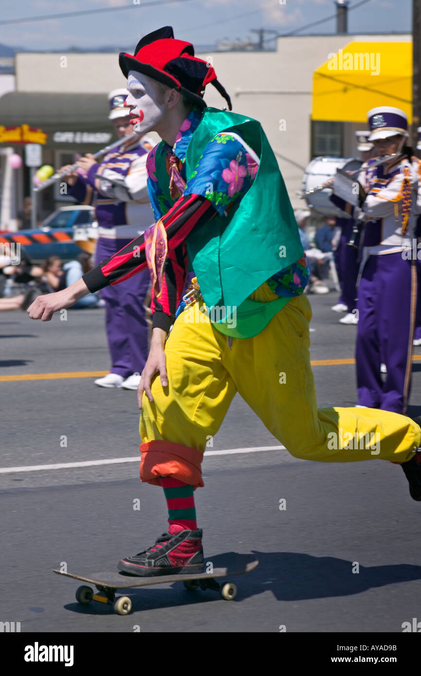 Jester face with hat hi-res stock photography and images - Alamy