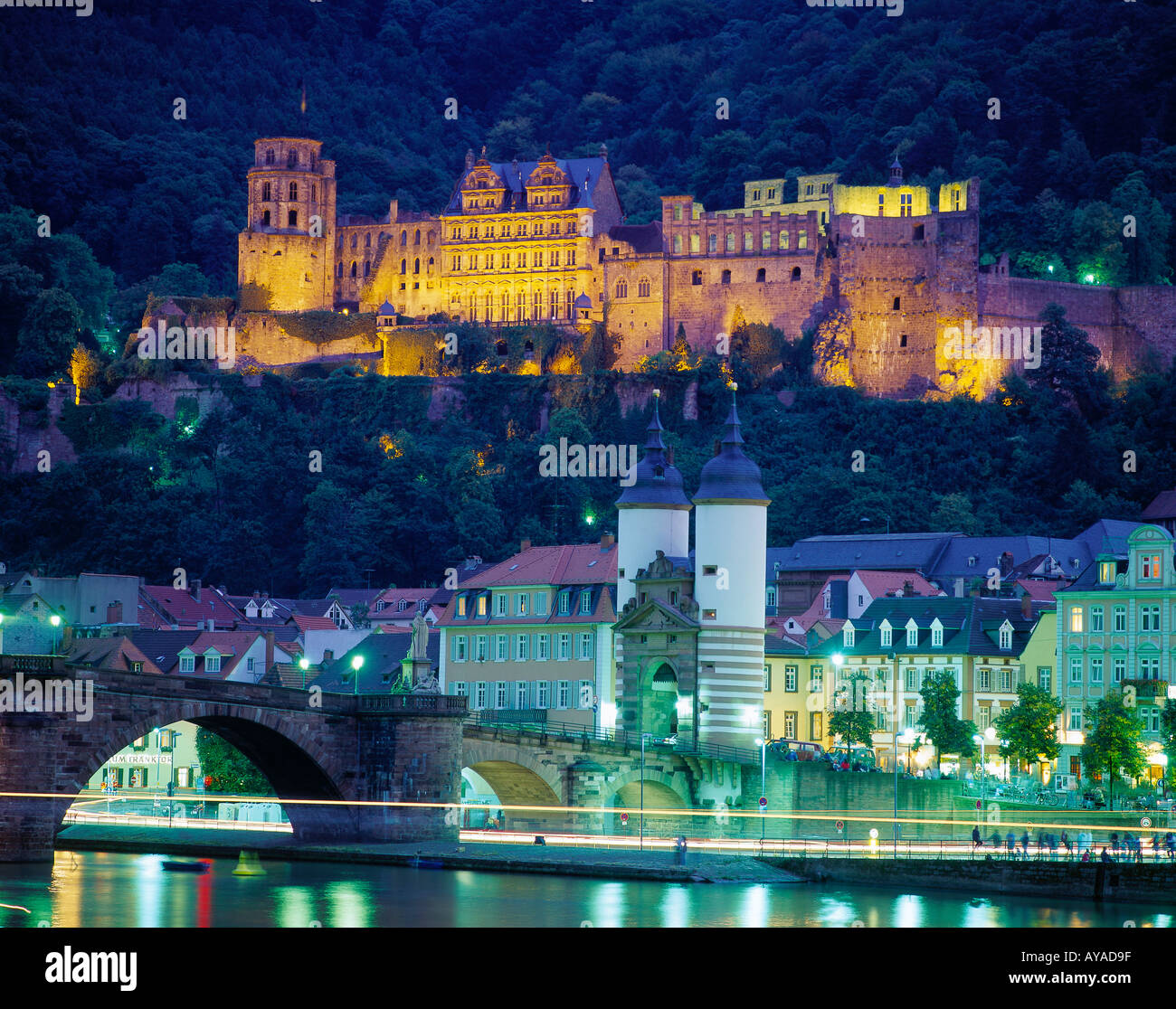 Heidelburg night hi-res stock photography and images - Alamy