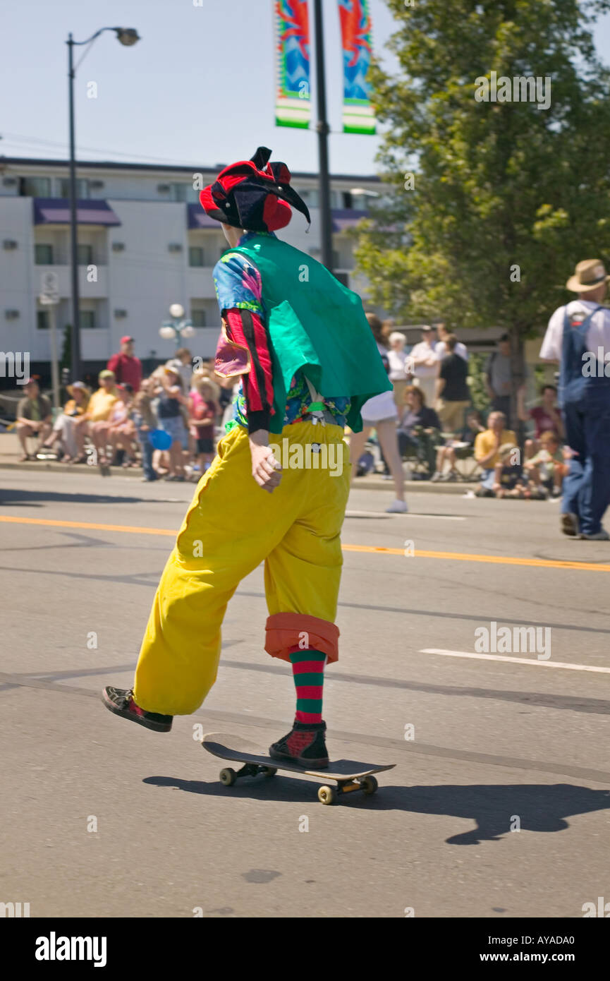 Jester face with hat hi-res stock photography and images - Alamy