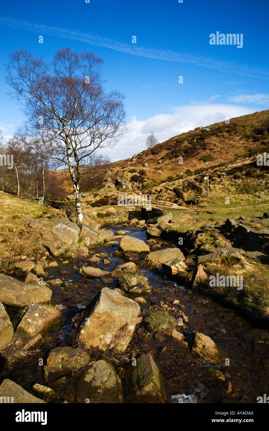 Bronte Bridge Haworth Moor West Yorkshire England Stock Photo - Alamy