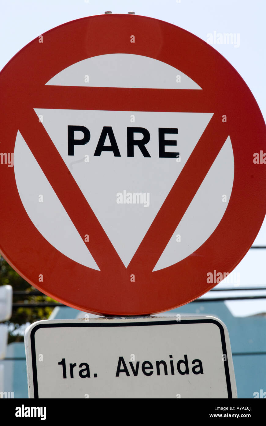 Spanish road signs hi-res stock photography and images - Alamy