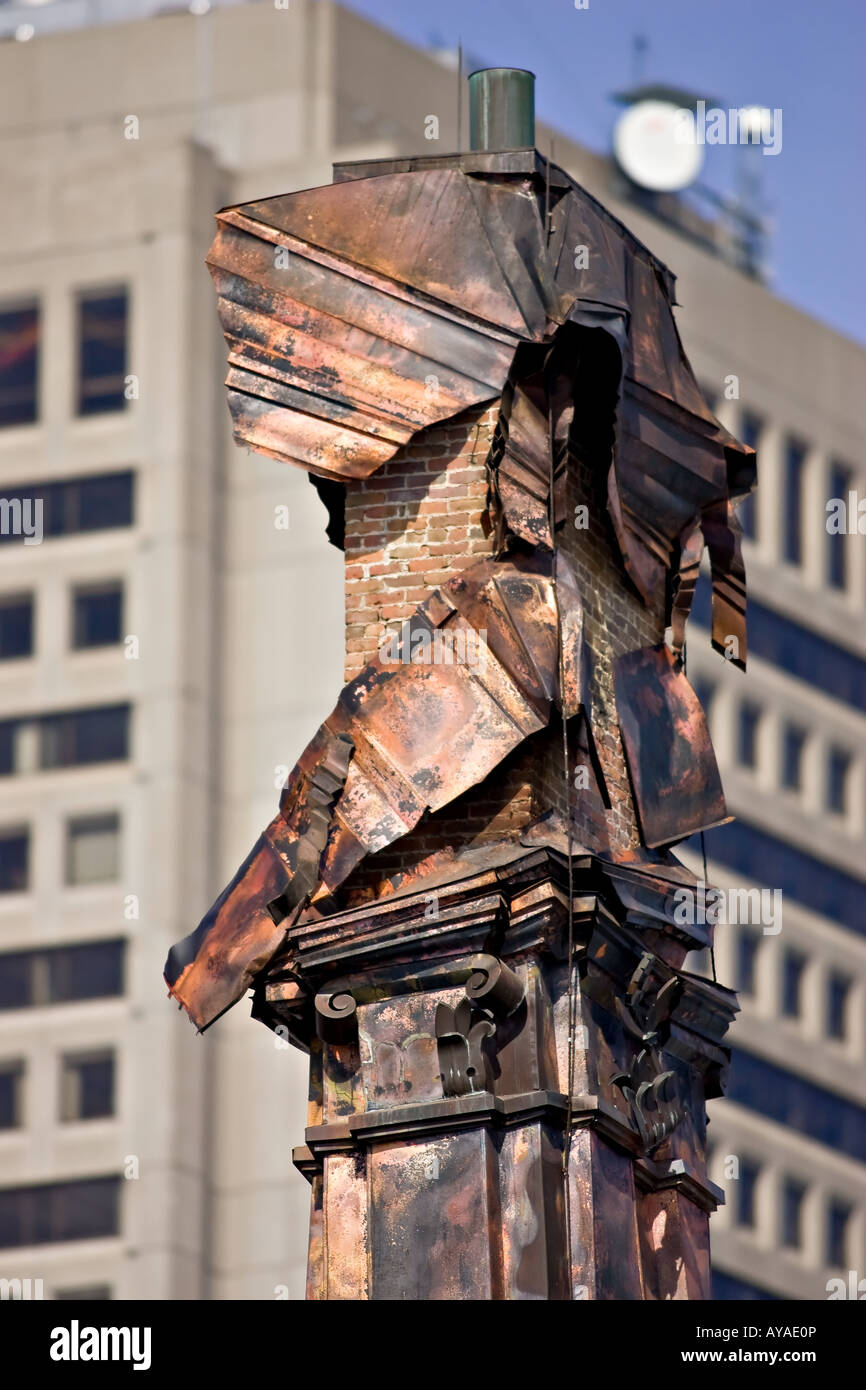 The ruins of the Manege Militaire de Quebec Quebec city armory on ...