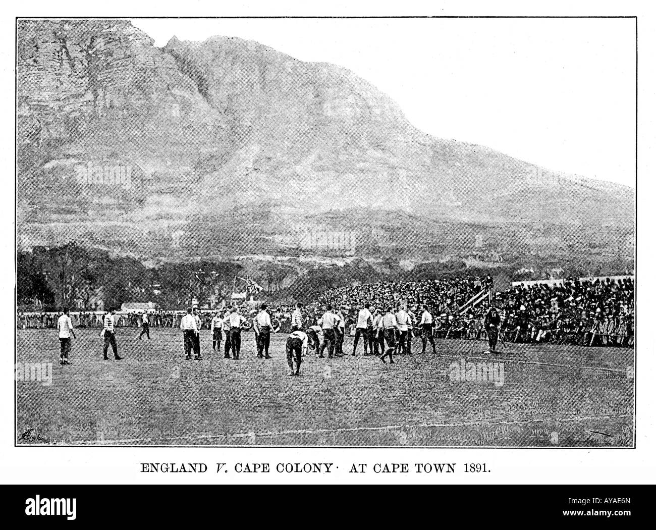 British Team v Cape Colony 1891 the first match of the Bill MacLagan ...